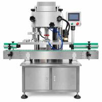 China Npack High Precision Pump Trigger Sprayer Cap Plastic Bottle Capping Machine For Flat Bottles for sale