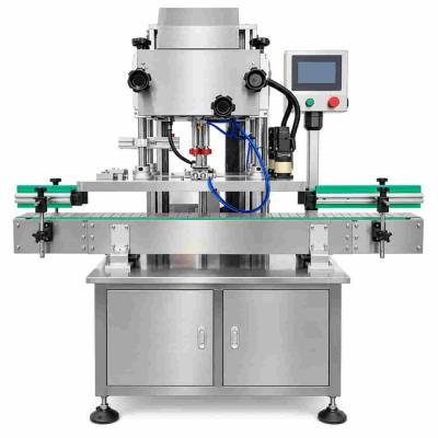 China Npack High Precision Pump Trigger Sprayer Cap Plastic Bottle Capping Machine For Flat Bottles for sale