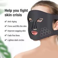 China 216 LED Face Mask with 7 Color Therapy Options and 46 mW/cm² Irradiance for Professional Skin Treatment for sale