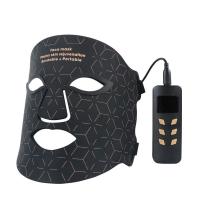 China Silicone Red Light Therapy Mask with 110 LED Lights and 7 Color Options - 640nm Red Wavelength, 46 mW/cm² Irradiance for sale