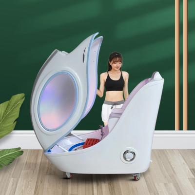 China 2-Piece Red Lights Infrared Sauna Capsule 2000-2500W 172x78x130cm for Wellness and Relaxation for sale