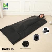 China Fitkang 3 Zone Far Infrared Sauna Blanket 110-240V Portable Detox Body Wrap for sale