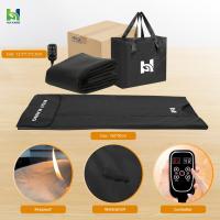 China Fitkang 3 Zone Far Infrared Sauna Blanket 110-240V Portable Detox Body Wrap for sale
