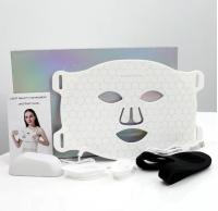 China Red Light Therapy Mask 110 LEDs 660nm 850nm FDA Approved Skin Restoration Facial Device for sale