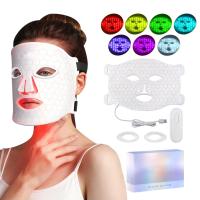 China Red Light Therapy Mask 110 LEDs 660nm 850nm FDA Approved Skin Restoration Facial Device for sale