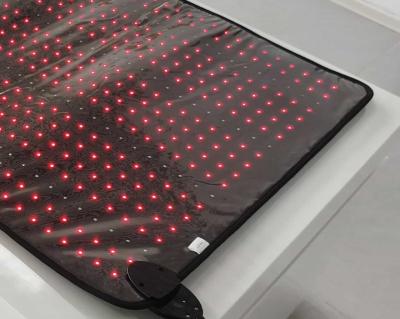 China Near Infrared Red Light Therapy Blanket 1120pcs LED Mat 660nm 850nm Full Body Pain Relief for sale