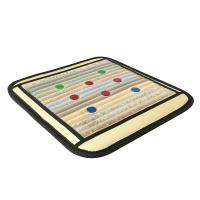 China 50x50cm Three Colors Photon Lights PEMF Mat with 80W Power and 9 Gemstones for Wellness Applications for sale