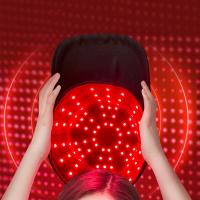China Red Light Therapy Hat 660nm 850nm Infrared LED Cap for Hair Growth 150 LEDs 11W for sale