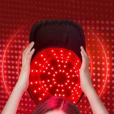 China Red Light Therapy Hat 660nm 850nm Infrared LED Cap for Hair Growth 150 LEDs 11W for sale