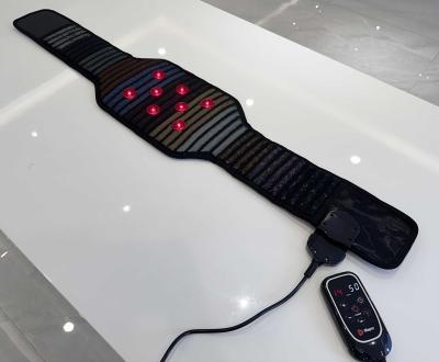 China FIR Electric Heating Waist Belt with PEMF Therapy - 80W Power, 128x24cm Size, 1-30Hz Frequency for Health Care for sale