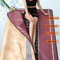 China Home 3 Zone Infrared Sauna Blanket 25-80°C with 180 Bian Stones and 60 Minute Timer for Body Relaxation for sale