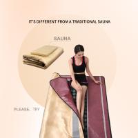 China Customized FIR Therapy Sauna Blanket with Bian Stones - 25-80°C Temperature Range, 3 Heating Zones for sale