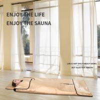 China Customized FIR Therapy Sauna Blanket with Bian Stones - 25-80°C Temperature Range, 3 Heating Zones for sale