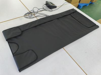 China Far-Infrared Triple-Zone Heating Sauna Blanket 180x180cm with 25-80°C Temperature Control and 36,000 Carbon Fiber Elements for sale