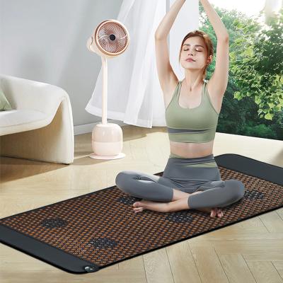 China 300W Magnetic Stones Infrared PEMF Mat with 4 Coils, 190x80cm Size, 25-80°C Temperature Control for sale