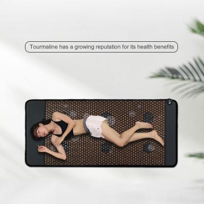 China 1150pcs Magnet Stones Infrared PEMF Mat 190x80cm 4 Coils Heating Spa Salon for sale