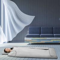China Far Infrared Heating Sauna Blanket 180x180cm Triple Zone Temperature Control 25-80C Full Body Relaxation for sale