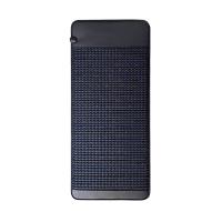 China Blue Embroidery 190x80cm PEMF Mat with White and Black Crystals for Gyms for sale