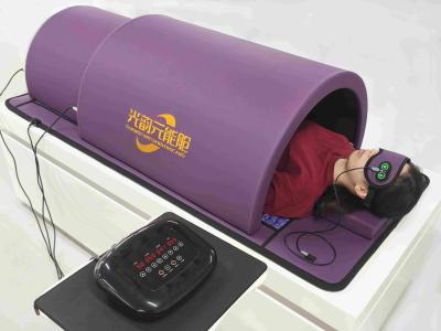 China 4 PEMF Coil Far Infrared Sauna Dome with 140 Germanium Stones - 25-90°C Temperature Range, 1200W Power for sale