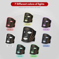 China Silicone 5 Levels Adjustable Red Light Therapy Mask 70 LED 7 Wavelengths for Anti Aging Acne Skin Care for sale