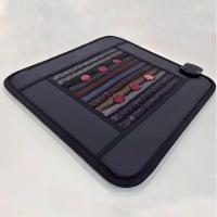 China 50x50cm Black PEMF Far-Infrared Seat Cushion with 660nm Photon Lights and Negative Ion Balls for sale