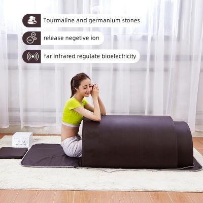 China 180pcs Tourmaline Germanium Stones Far Infrared Sauna Dome with Heating Mat for Blood Circulation for sale