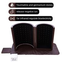 China Far Infrared Sauna Dome 5-60mins Timer 180 Energy Stones Germanium Tourmaline Therapy Cabin for sale