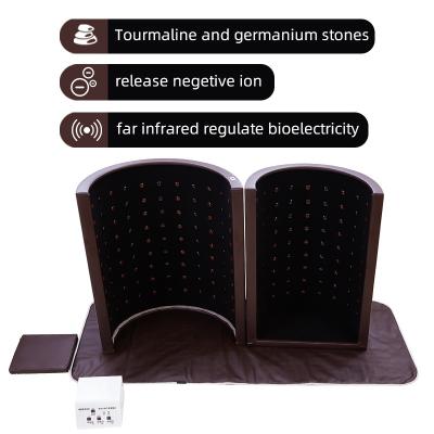 China Far Infrared Sauna Dome 5-60mins Timer 180 Energy Stones Germanium Tourmaline Therapy Cabin for sale