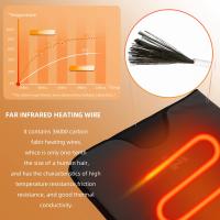 China Far Infrared Sauna Blanket 600W Digital Control 180x180cm Carbon Fiber Heating for Weight Loss Detox for sale