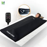 China Huikang 600W Portable Far Infrared Sauna Blanket 180x180cm Home Use Skin Tightening Anti-Puffiness for sale