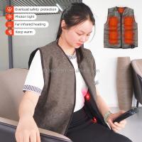 China Fitkang Far Infrared Sauna Vest 12PCS 660nm Photon Lights 1 Heating Zone 25-80°C Full Body Relaxation for sale