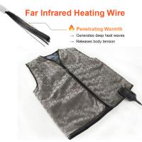 China Fitkang Far Infrared Sauna Vest 12PCS 660nm Photon Lights 1 Heating Zone 25-80°C Full Body Relax for sale