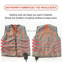 China Fitkang FIR Sauna Vest 12 Photon Lights Upper Body Pain Relief 53x65x42cm 1 Heating Zone for sale