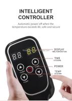China Portable Infrared Sauna Blanket 600W 80℃ Remote Control Home Use with Arm Holes for sale