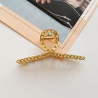 China Large Metal Butterfly Hair Claw Clip Gold Fashion Adult Grab Clip 11.5x4x5cm for sale