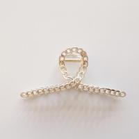 China Large Metal Butterfly Hair Claw Clip Gold Fashion Adult Grab Clip 11.5x4x5cm for sale