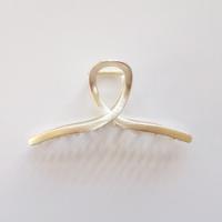 China Large Gold Metal Hair Claw Clip for Thick Hair 12x6x4cm Women Girls Fashion Alloy Barrettes for sale