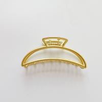 China Alloy Metal Gold Hair Claw Clip 11x5x4cm Fashion Hair Accessories for Women for sale
