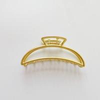 China Alloy Metal Gold Hair Claw Clip 11x5x4cm Fashion Hair Accessories for Women for sale