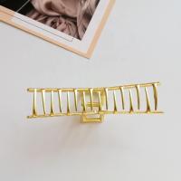 China 12cm 5 Inch Metal Shark Hair Claw Clip Hollow Retro Alloy Hair Accessories for Women for sale