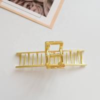 China 12cm 5 Inch Metal Shark Hair Claw Clip Hollow Retro Alloy Hair Accessories for Women for sale