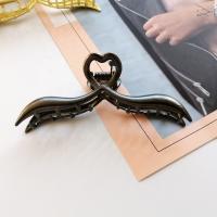 China Matte Black Large Shark Hair Claw Clip 11.5cm Alloy Metal Hair Claw for Women 36g for sale