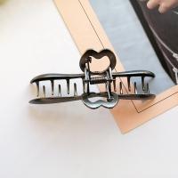 China Matte Black Large Shark Hair Claw Clip 11.5cm Alloy Metal Hair Claw for Women 36g for sale