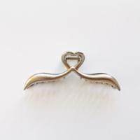 China Matte Black Large Shark Hair Claw Clip 11.5cm Alloy Metal Hair Claw for Women 36g for sale