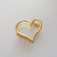 China Decorative Alloy Hair Claw Clip Set 4.5cm for Thick Curly Hair Geometric Design for sale