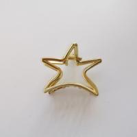 China Decorative Alloy Hair Claw Clip Set 4.5cm for Thick Curly Hair Geometric Design for sale