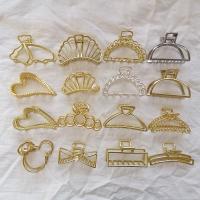 China Rose Gold Metal Hair Claw Clip for Thick Hair 5cm 6cm 7cm Wholesale for sale