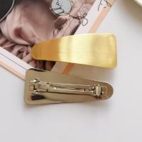 China Gold Alloy Spring Hair Clip for Women Braids 9x4cm Fashion Hair Accessories Wedding for sale