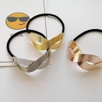 China Elastic Hair Ties Iron Alloy 5.5x2.5cm 10.5g Fashion Hair Bands for Women Girls for sale