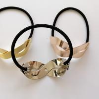 China Elastic Hair Ties Iron Alloy 5.5x2.5cm 10.5g Fashion Hair Bands for Women Girls for sale